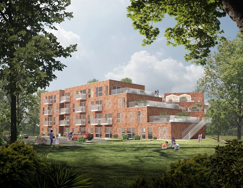 16-meter-long balcony walkways in UHPC for new construction