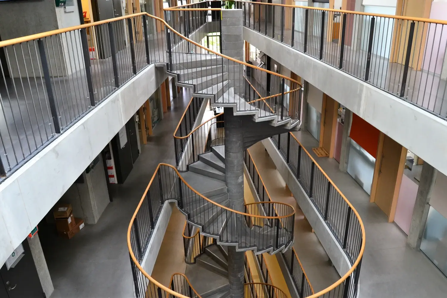 Beautiful and Striking Spiral Staircase for KU LIFE